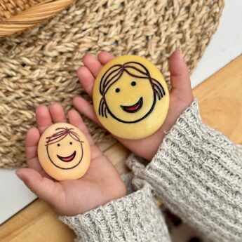 Emotion Stones - encourage children to talk about feelings