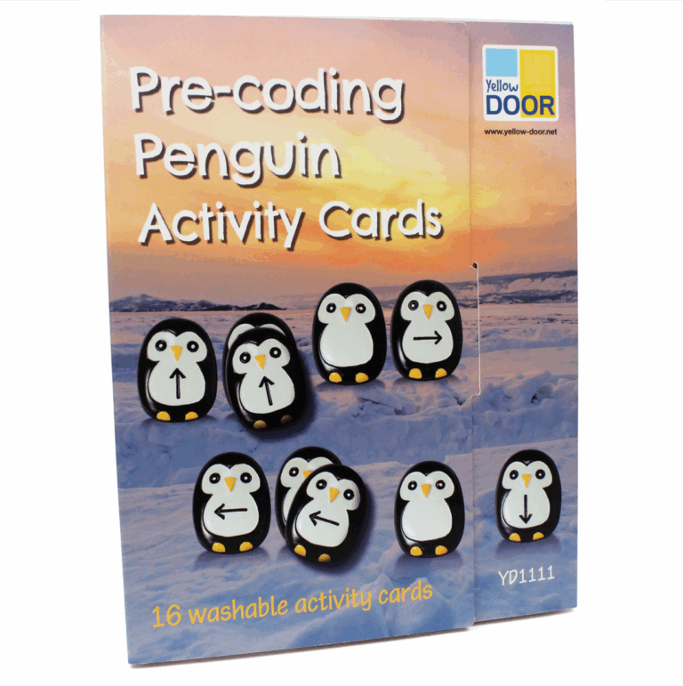 Pre-coding Penguin Activity Cards - Yellow Door