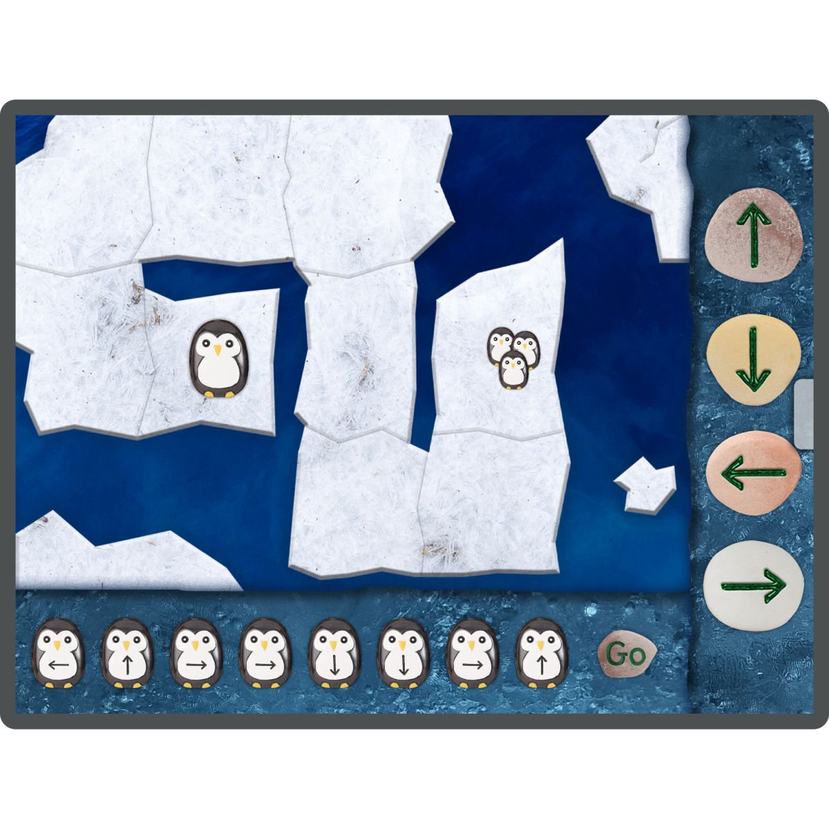 Pre-coding Penguins App - games to develop early coding skills