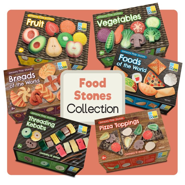 Mud Kitchen Food Stones Collection - muddy play resources