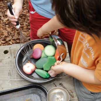Mud Kitchen Food Stones Collection - muddy play resources