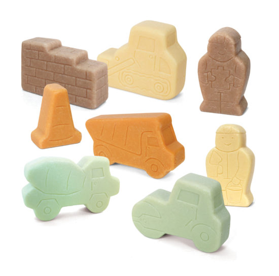 Little Lands - Construction - set of 8 stone small world figures