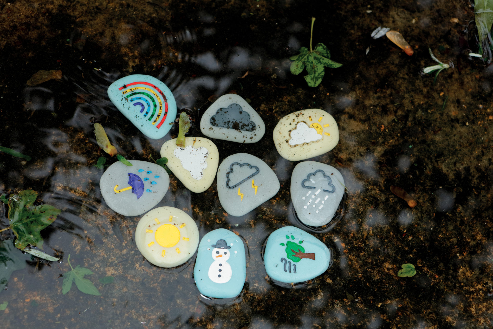 Weather Stones by Yellow Door