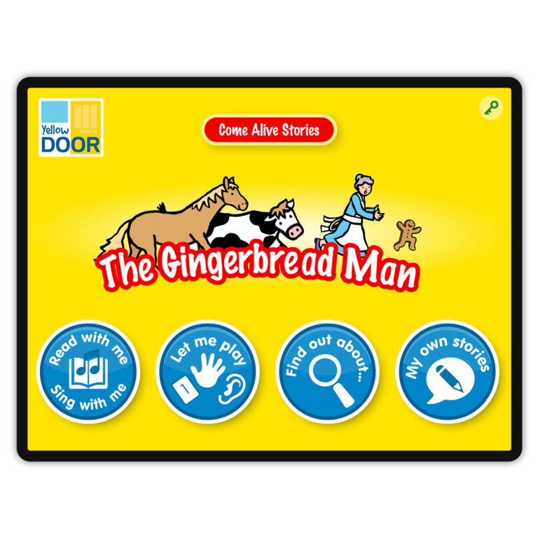 The Gingerbread Man Interactive Story App