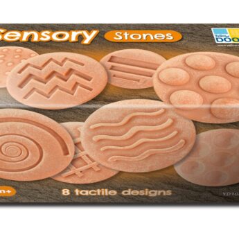 Sensory Stones - feel and talk about shapes and patterns
